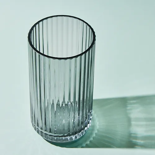 Lyngby Porcelain(リュンビューポーセリン)/Lyngby Vase Glass midnightblue H20 | 青山 ...